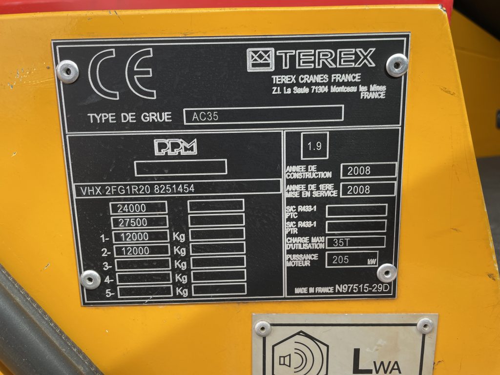 Terex-Demag AC35 251454 - VEMA Crane