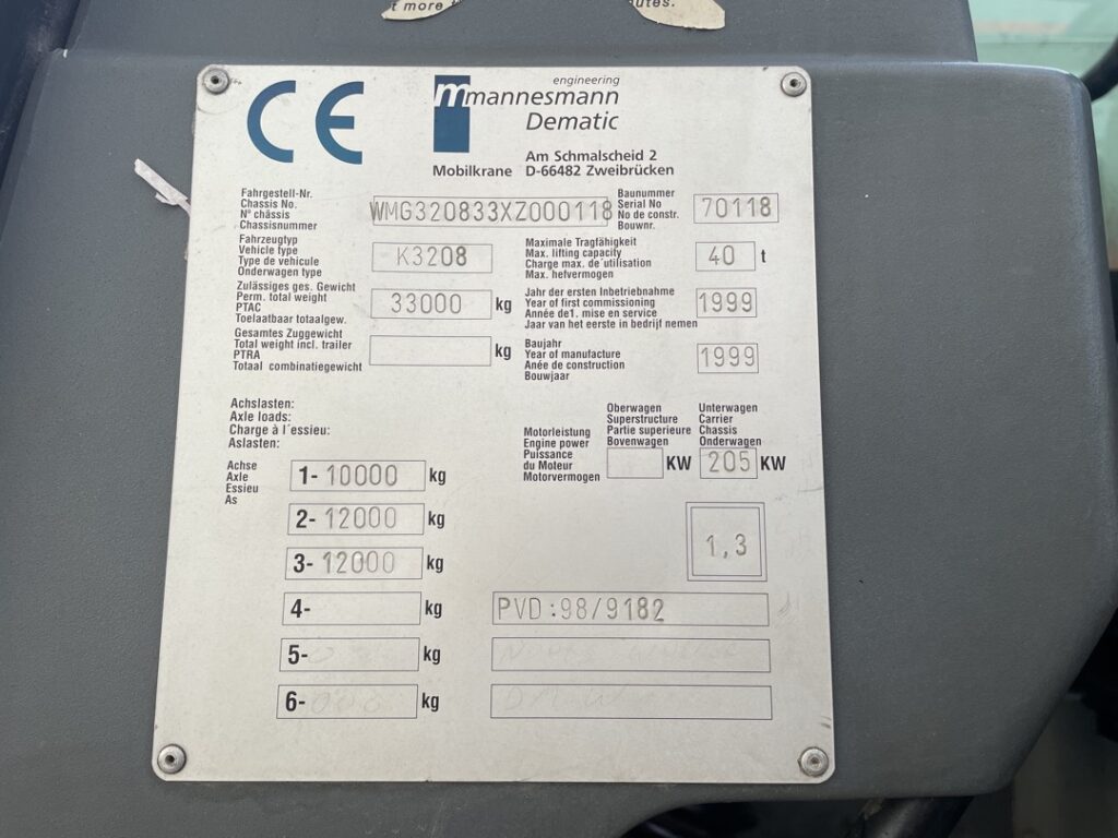 Terex-Demag AC40 City 70118 - VEMA Crane