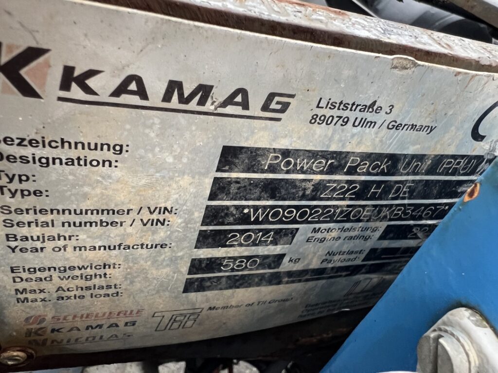 KAMAG K25 Conventional SPT Lines - VEMA Crane