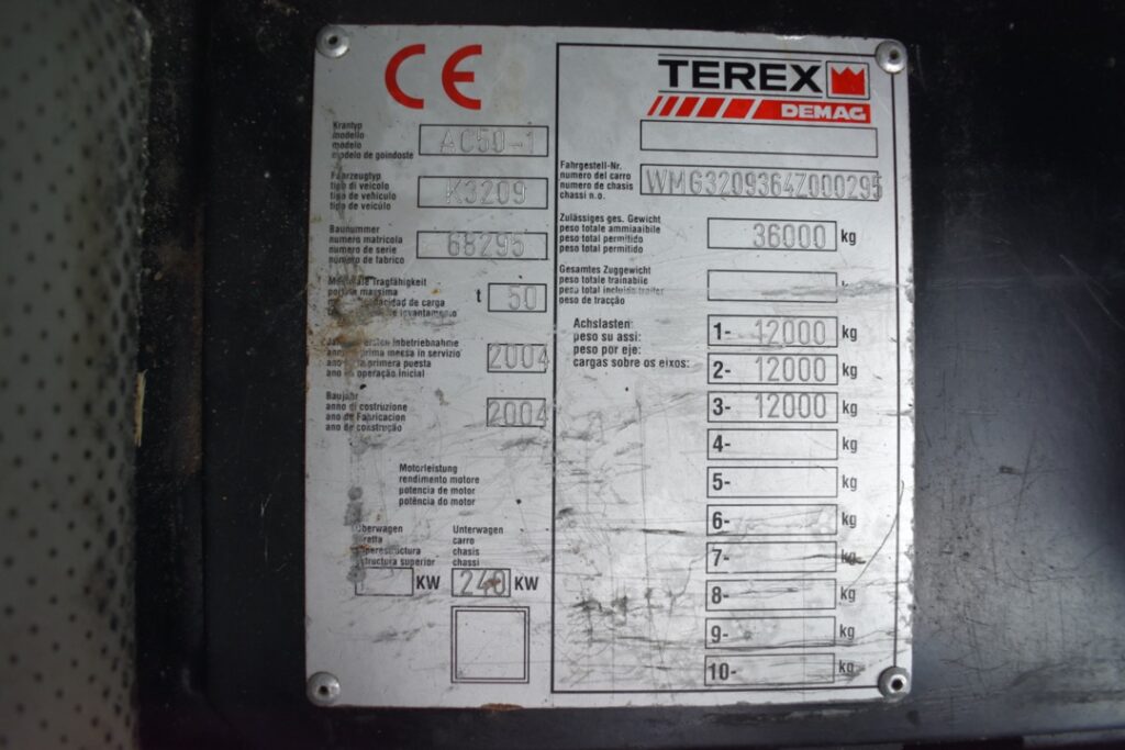 Demag AC50-1 68295 - VEMA Crane