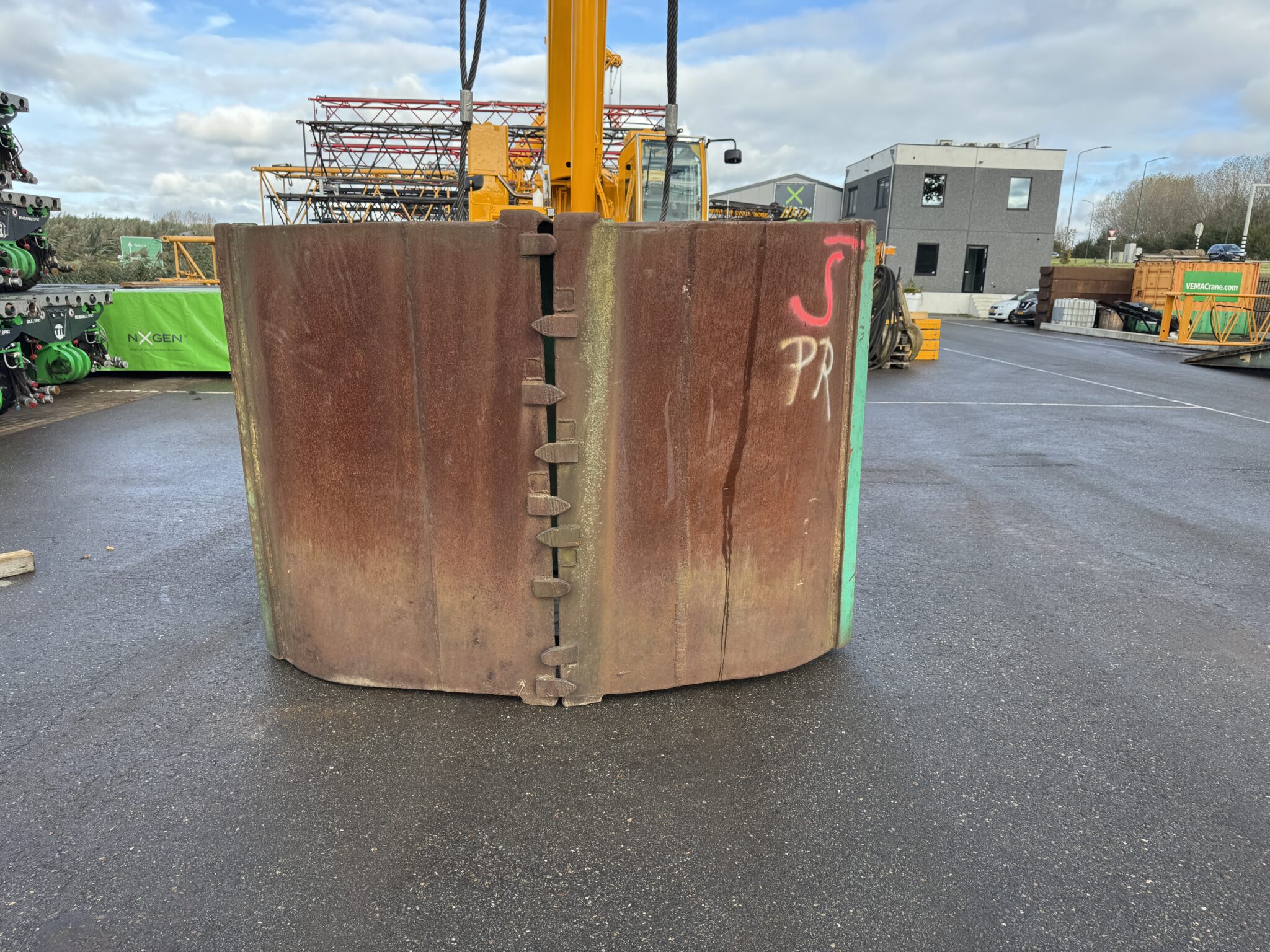 Mechanical rope grab #1 - VEMA Crane