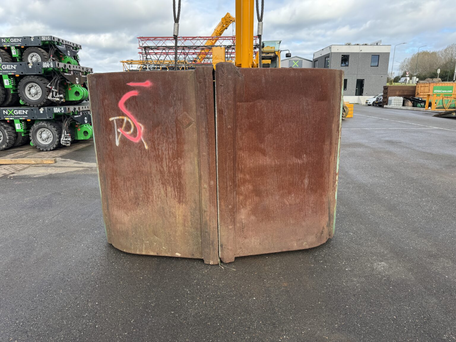 Mechanical rope grab #2 - VEMA Crane