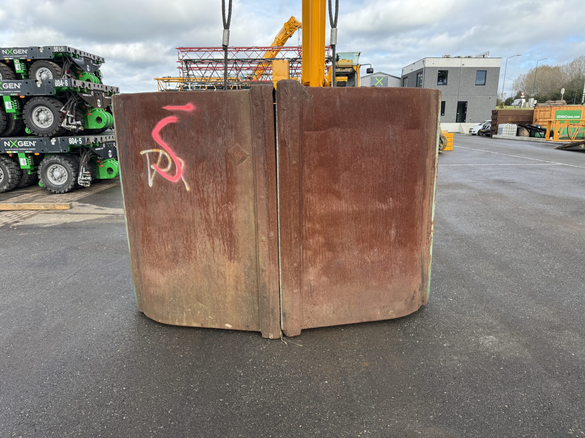 Mechanical rope grab #2 - VEMA Crane